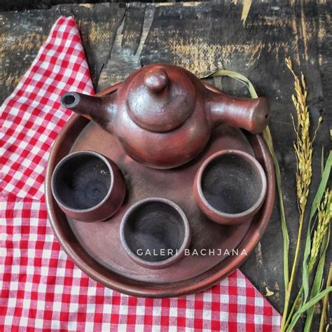 Jual Tea Set Gerabah Poci Set Tanah Liat Poci Korea Tea Set Tanah
