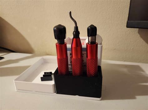 Gridfinity Afa Deburring Tool And Dual Countersink Holder By