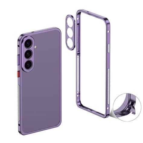 Designed For Samsung Galaxy S26 Frame Metal Bumper Frame Slim Hard