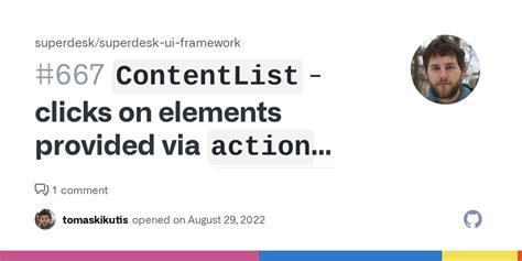 ContentList Clicks On Elements Provided Via Action Prop Triggers