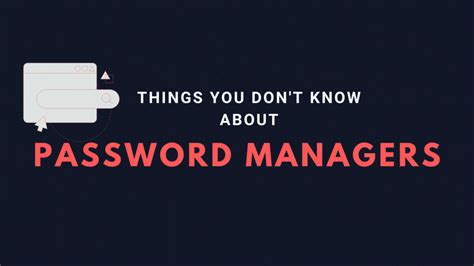 How To Make Password Managers More Secure