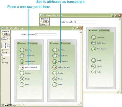 showing hiding layout elements advanced interface techniques