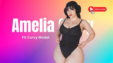 Amelia Curvy Plus Size Curvy Beauty Bio Facts YouTube