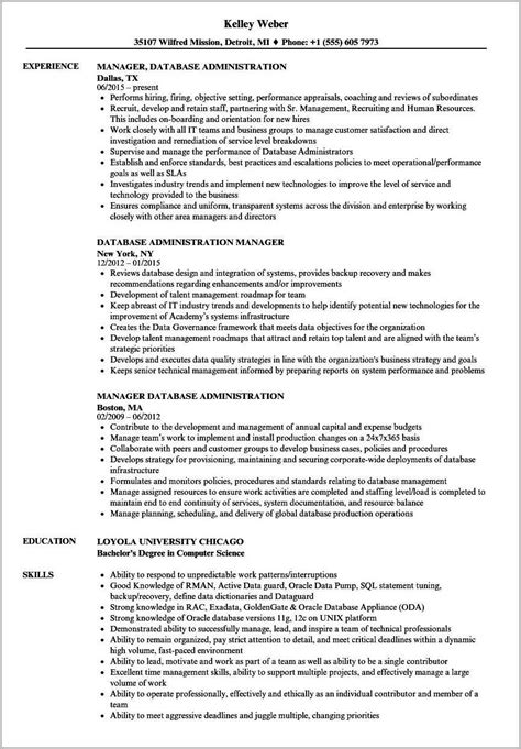 Oracle Rac Dba Resume Sample Resume Example Gallery