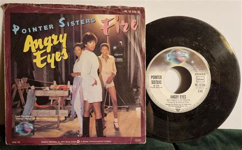 Pointer Sisters Angry Eyes Fire 1979 Aukro