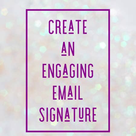 Create A Customized Email Signature Artsy Shark