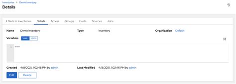 Create A New Inventory Ansible AWX Community Documentation