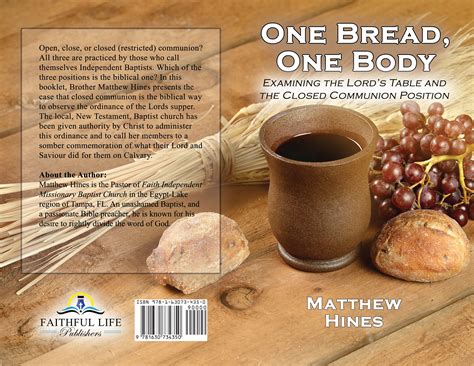 One Bread One Body New Releases Faithful Life Publishers