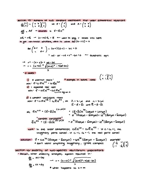 MATH141 Lecture 8 Section 45 And 46 Of Mathematical Models