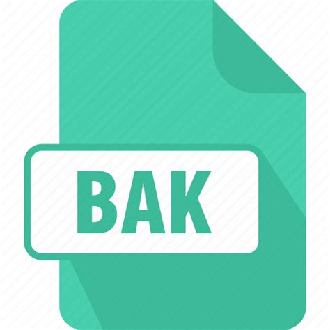 Backup File Bak Extension File Type Icon