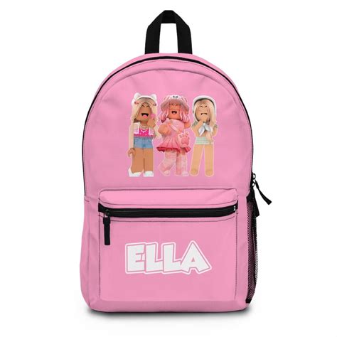 Custom Roblox Girl Backpack Personalized School Bag Roblox School Bag