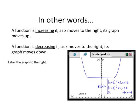Ppt Ap Calculus Section 3 3 Increasing And Decreasing Functions And The First Derivative Test