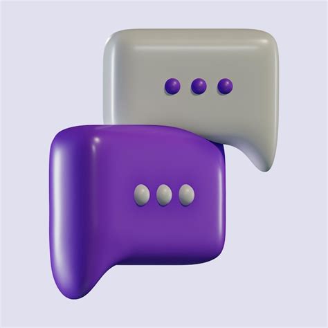 Premium Psd 3d Speech Bubble