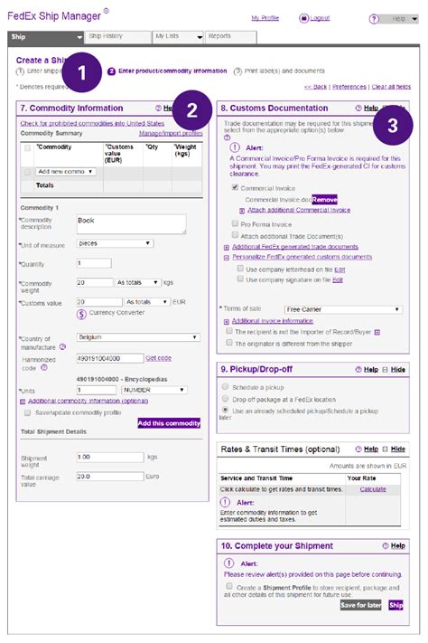 How To Complete International Shipping Documentation Fedex France