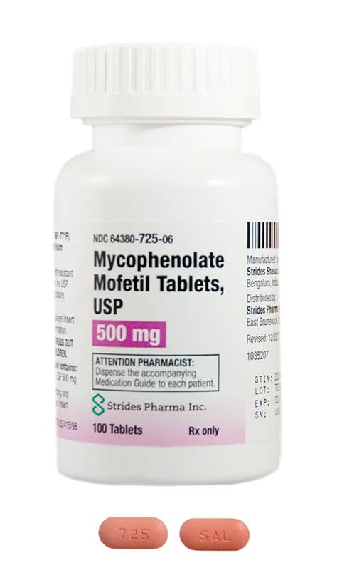 Mycophenolate Mofetil Tablets Strides Pharma Inc