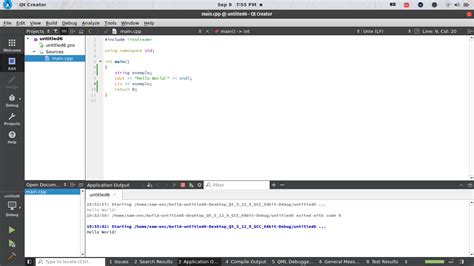 Qt não abre terminal ao compilar projeto C C Qt Forum