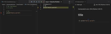 Running A Markdown Cell Causes Interactive Window Debugging To Start Opening Temp Files Again
