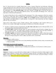 CHEM K Buffers Lab Online Docx Buffers How Is It That The Blood In A Healthy Human Body