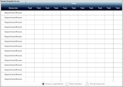 Task Matrix Template