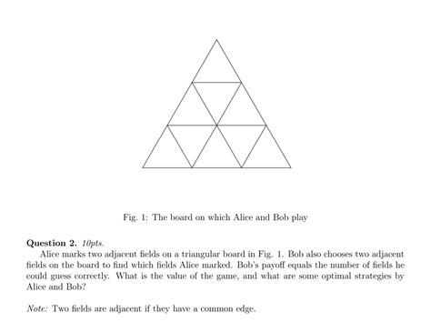 Solved Fig 1 The Board On Which Alice And Bob Play Chegg Com