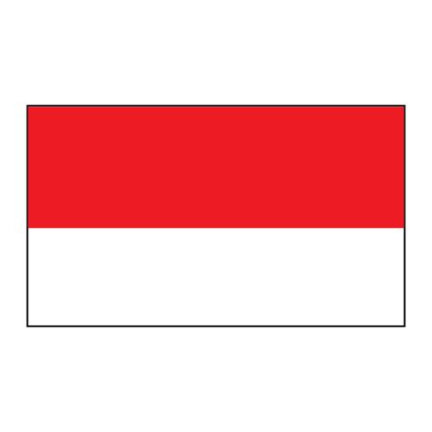 Premium Vector Indonesian Flag Icon Logo Vector Design Template