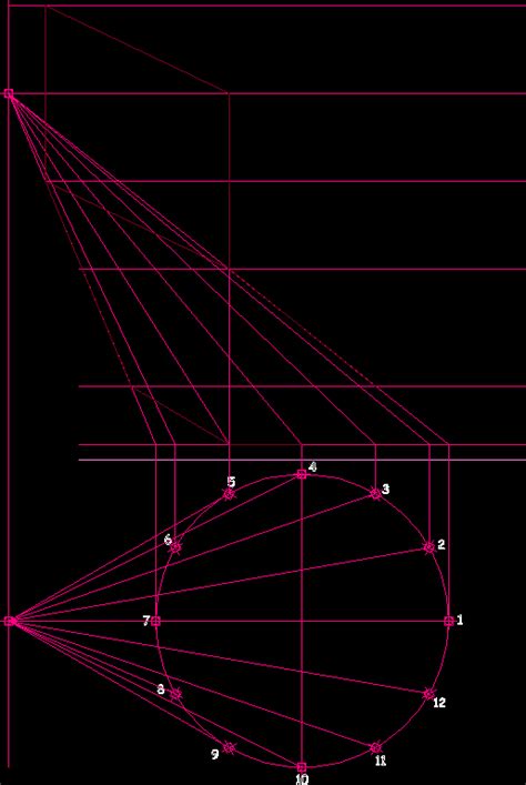 Intersection Of Cone And Plane DWG Section For AutoCAD Designs CAD