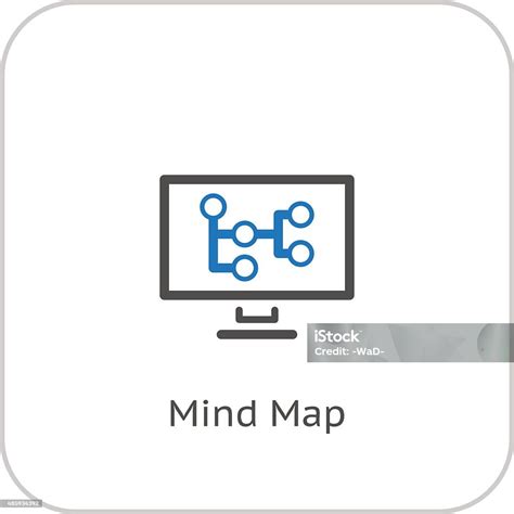 마인드맵 아이콘크기 비즈니스 컨셉입니다 평편 디자인식 2015년에 대한 스톡 벡터 아트 및 기타 이미지 2015년 개념 개념과 주제 Istock