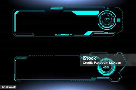 Hud는 미래 디스플레이 상태 인터페이스 요소 패널 벡터 0명에 대한 스톡 벡터 아트 및 기타 이미지 0명 가상현실 가상현실 시뮬레이터 Istock