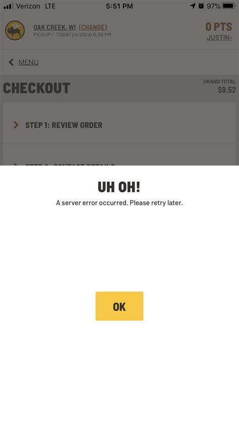 i keep getting this error message anyone else not able to place a delivery order r