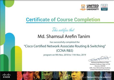 Md Shamsul Arefin Tanim On Linkedin Uiuciscoacademy Ciscocertification Ccnacertification