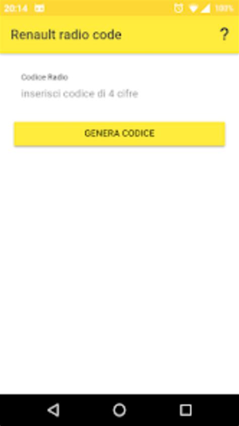 radio code for renault для android — Скачать