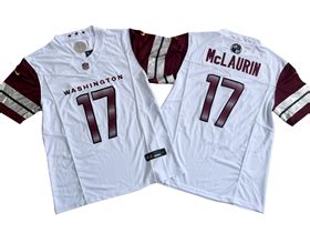 Washington Commanders 17 Terry Mclaurin White Vapor F U S E Limited