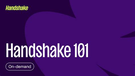 Handshake Training