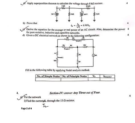 Solved Apply Superposition Theorem To Calculate The Chegg
