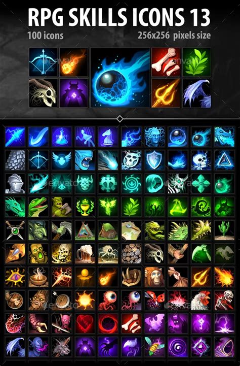 Rpg Skills Icons Artofit