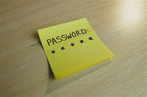 Secret Password Written On Paper Note On Background Login Access Encryption And Cyber Security
