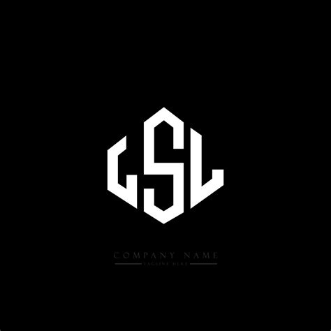 Diseño De Logotipo De Letra Lsl Con Forma De Polígono Diseño De Logotipo De Forma De Cubo Y
