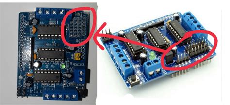 arduino obstacle avoiding shield controlor motor l293d arduino stack