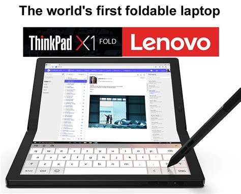 Worlds First Foldable Pc Lenovo Thinkpad X Fold Laptop Tablet Inch Oled Touch