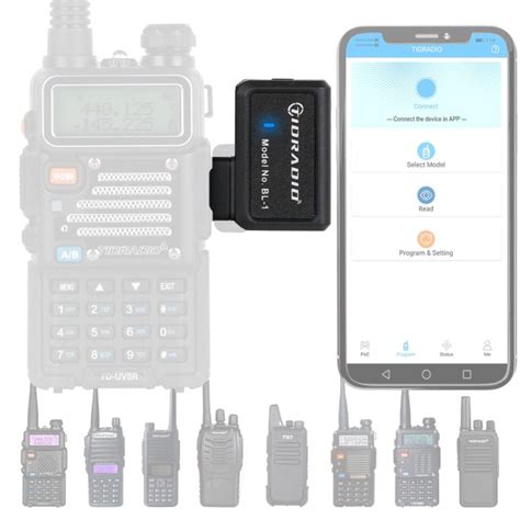 Walkie Talkie Wireless Programmer Phone App Programming For Baofeng Uv