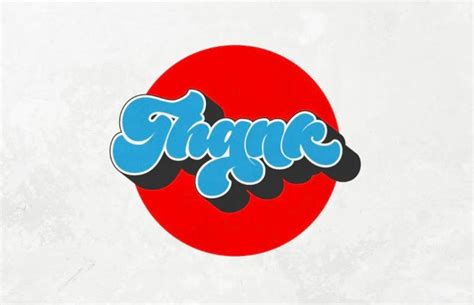 Retro Bold Script Font Etsy