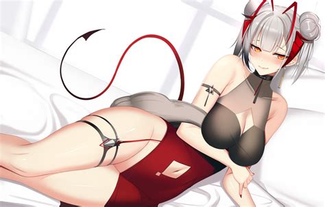 Rule 34 Arknights Ateoyh Bare Shoulders Big Breasts Blush Breasts