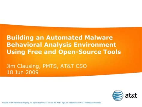 Ppt Building An Automated Malware Behavioral Analysis Environment Using Free And Open Source