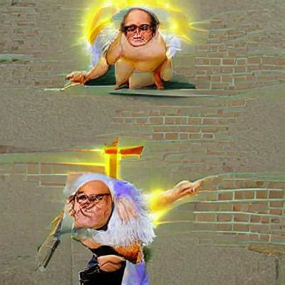 Danny Devito Is God An AI Created Image R IASIP