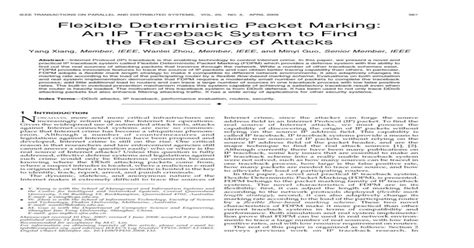 Pdf Flexible Deter Minis Tic Packet Marking Dokumentips