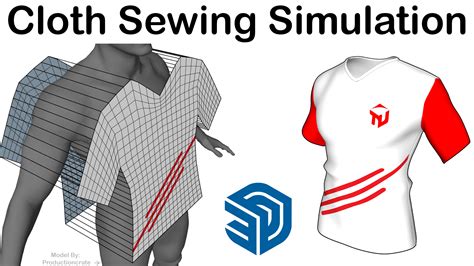 Cloth Sewing Simulation In Sketchup Tutorialsup Cloth Sewing Simulation In Sketchup Tutorialsup