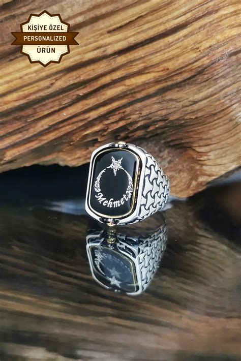 Özel Yapım Erkek Gümüş Yüzük Farklı Modeller Piyera Silver