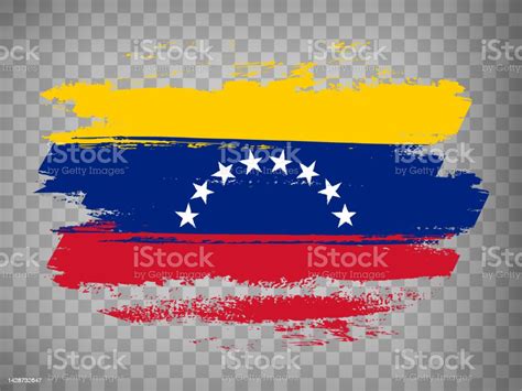 베네수엘라 브러쉬 스트로크 배경의 국기 베네수엘라의 국기 투명한 Backrgound에 웹 사이트 디자인 응용 프로그램 Ui에 대한 스톡 벡터 Eps10 카라카스에 대한 스톡