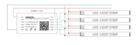 SP E SPI Bluetooth Controller CH Output For LED Pixel Light