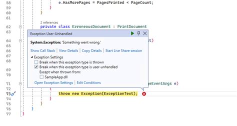 An Exception Popped Up When Click Print With Error Button Issue Dotnet Winforms Github